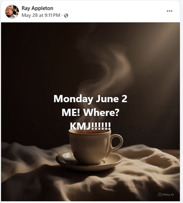 Ray Appleton Set to Resume His KMJ Show. E Curtis Johnson Retires - GV Wire